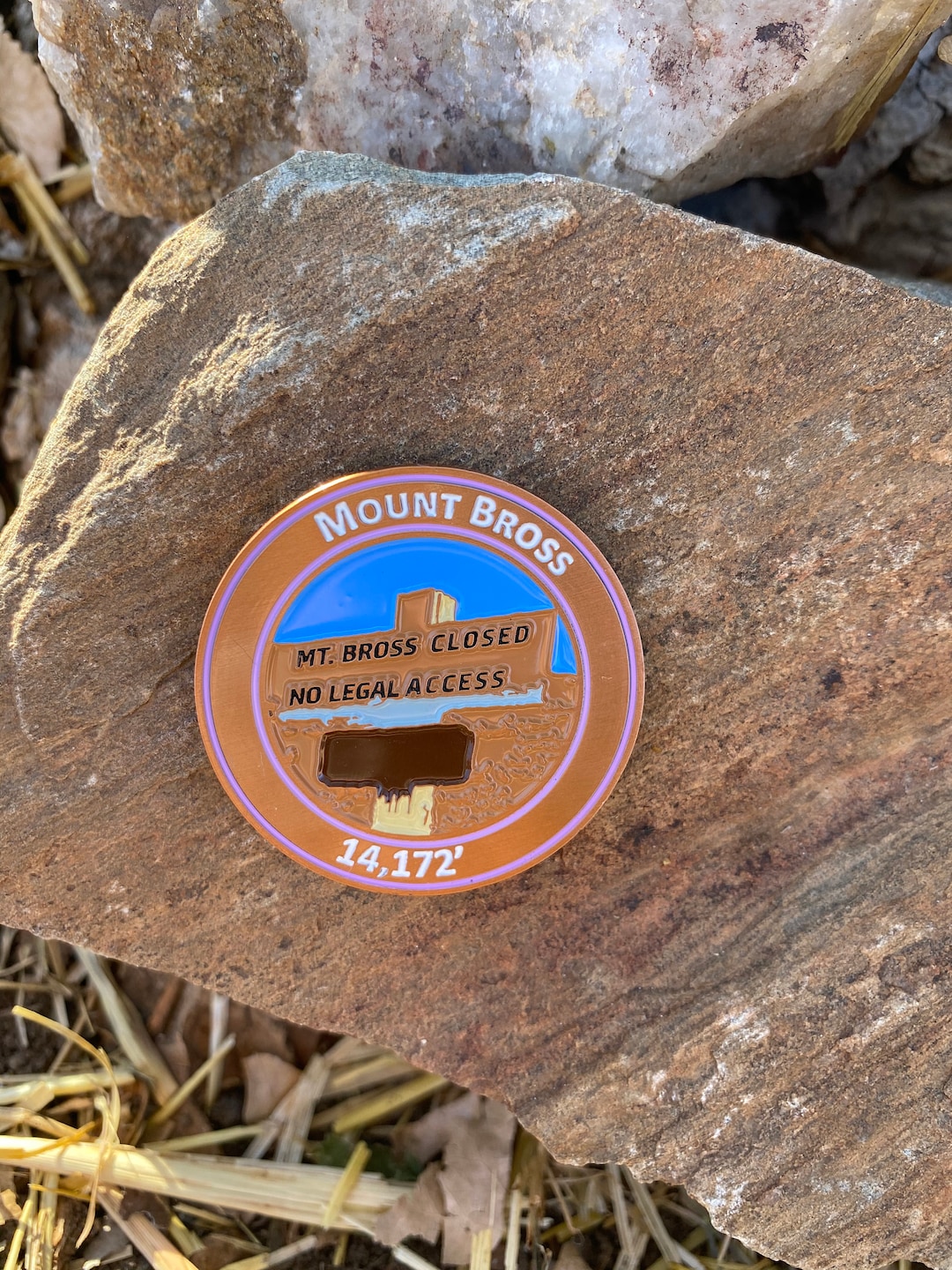 Buy Mount Bross Colorado 14er Mountain Summit Coin Gift Online in India ...