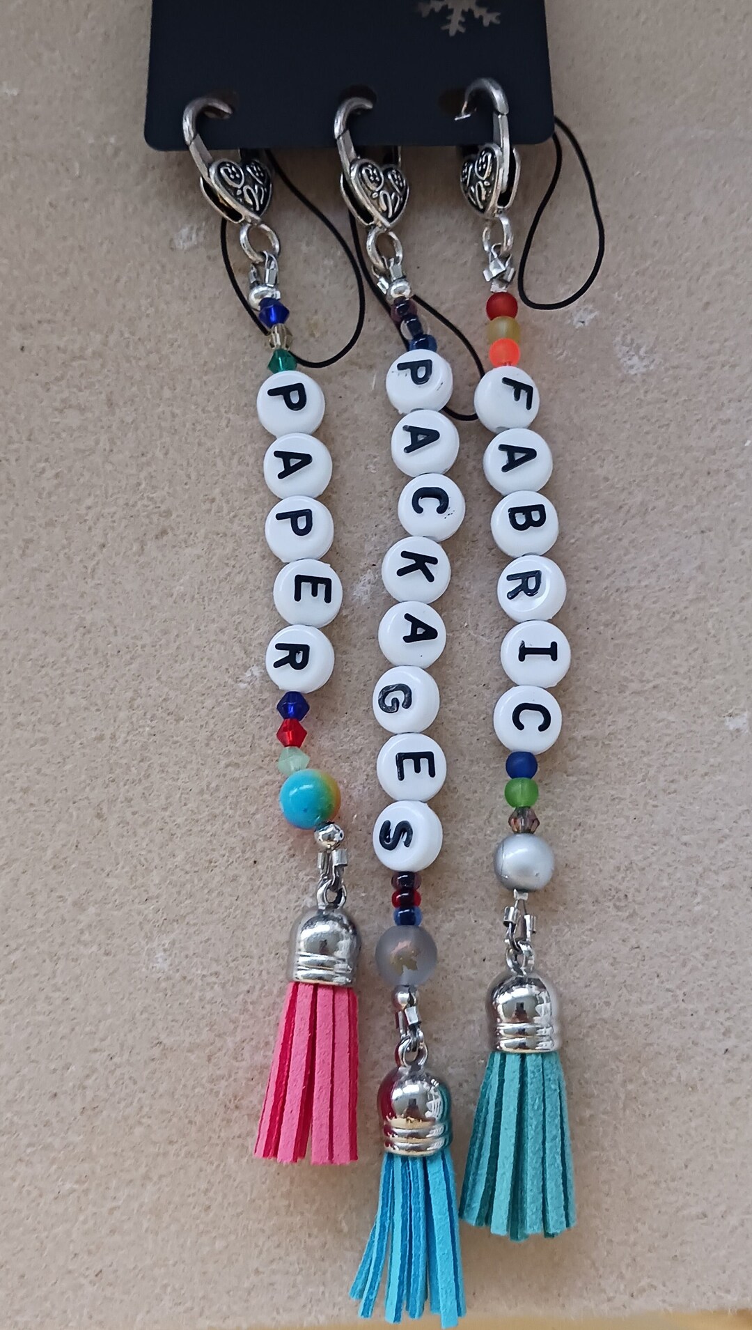 3-pack Beaded Scissor Fobs for Paper, Packages and Fabric - Etsy