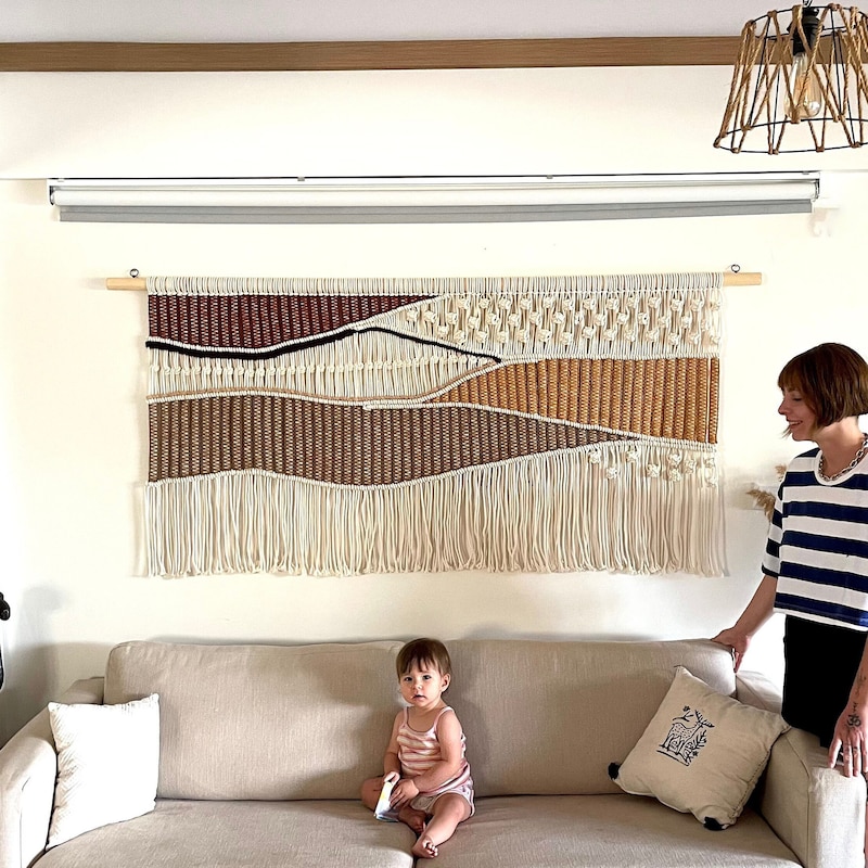 Woven Large Wall Macrame - Etsy