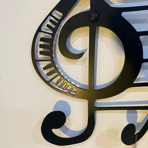 Music Note Coat Rack, Music Note Coat Hanger, Coat Hat Bag Wall Hook ...