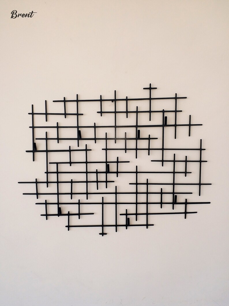 Squares Metal Hooks and Necklace Organizer Coat Hanger - Etsy