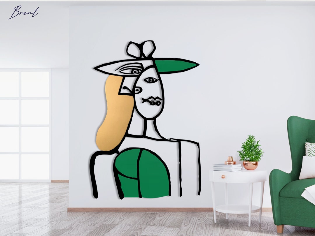 Picasso New York Artist Metal Wall Art Wall Decor Home - Etsy