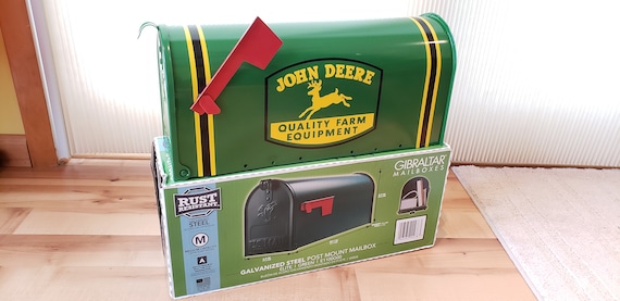 Custom John Deere Farm Tractor Mailbox - Etsy