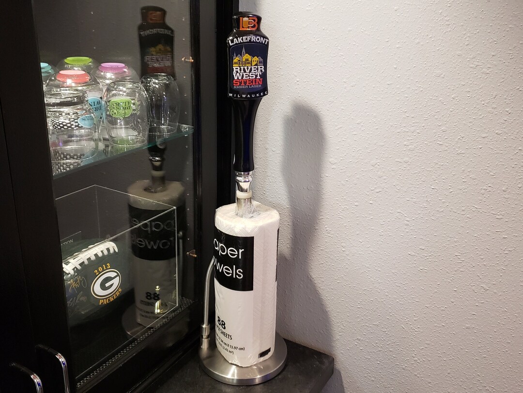 Custom Lakefront Brewery River West Stein Amber Lager Beer Tap Handle ...