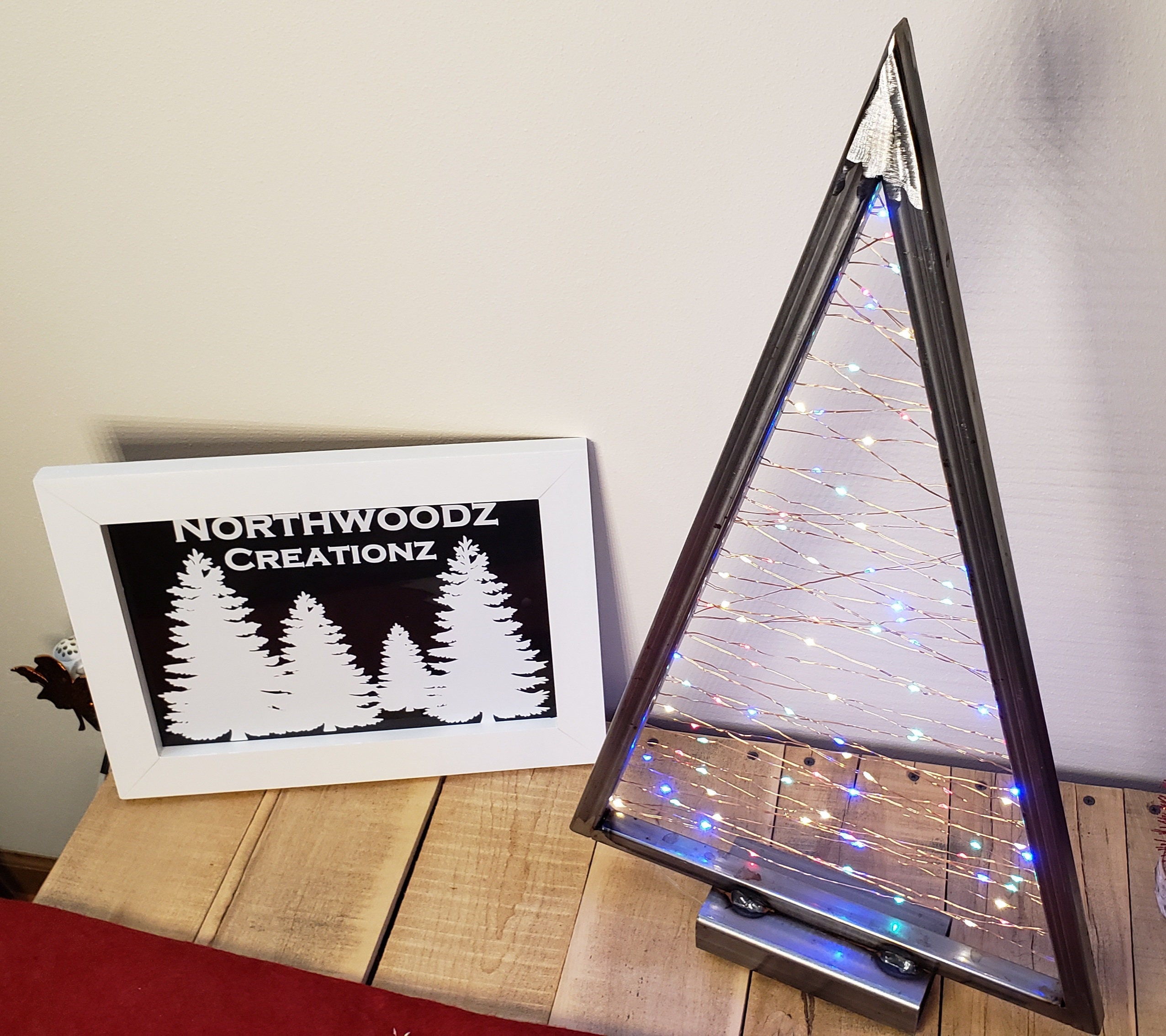 METAL LED Light up Christmas Tree, Steel Tree, Christmas Decor ...