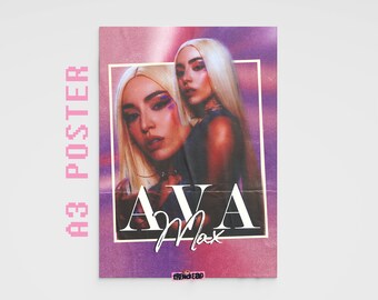 Ava Max Poster - Etsy Australia