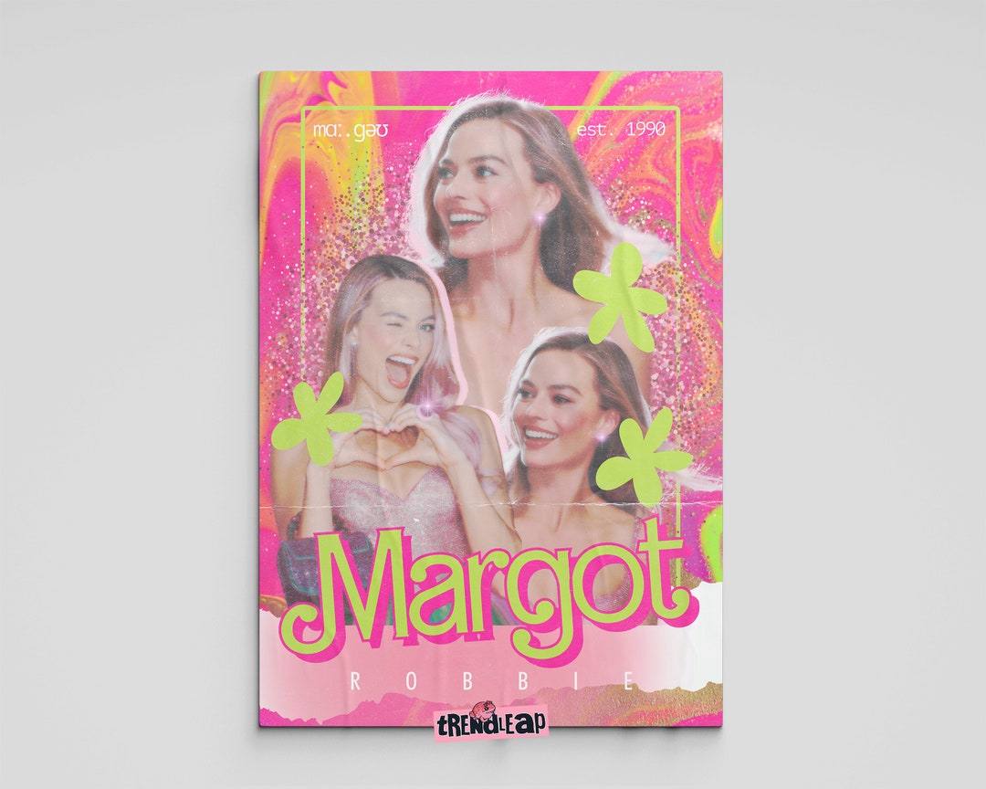 MARGOT ROBBIE: Y2K Vintage A3 Poster Graphic - Etsy UK