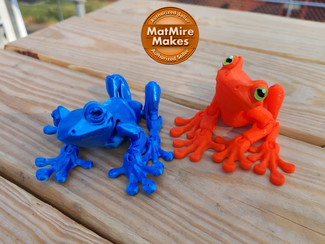 Articulated Tree Frog 3D Printed - Etsy