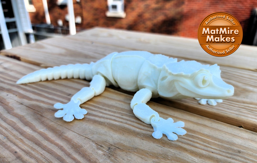 Articulated Crested Gecko 3D Printed - Etsy