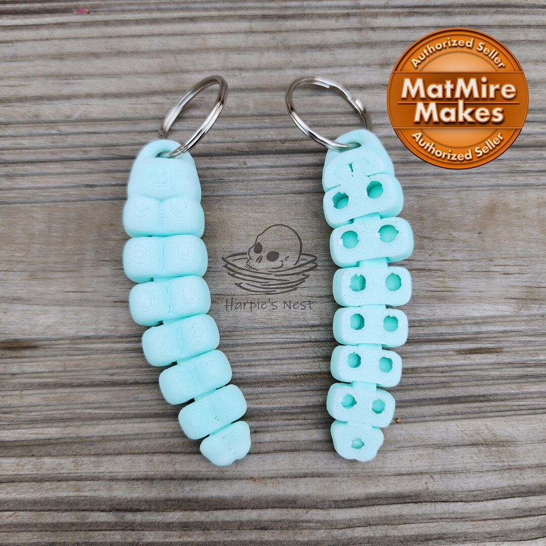 Rattlesnake Tail Keychain 3D Printed - Etsy