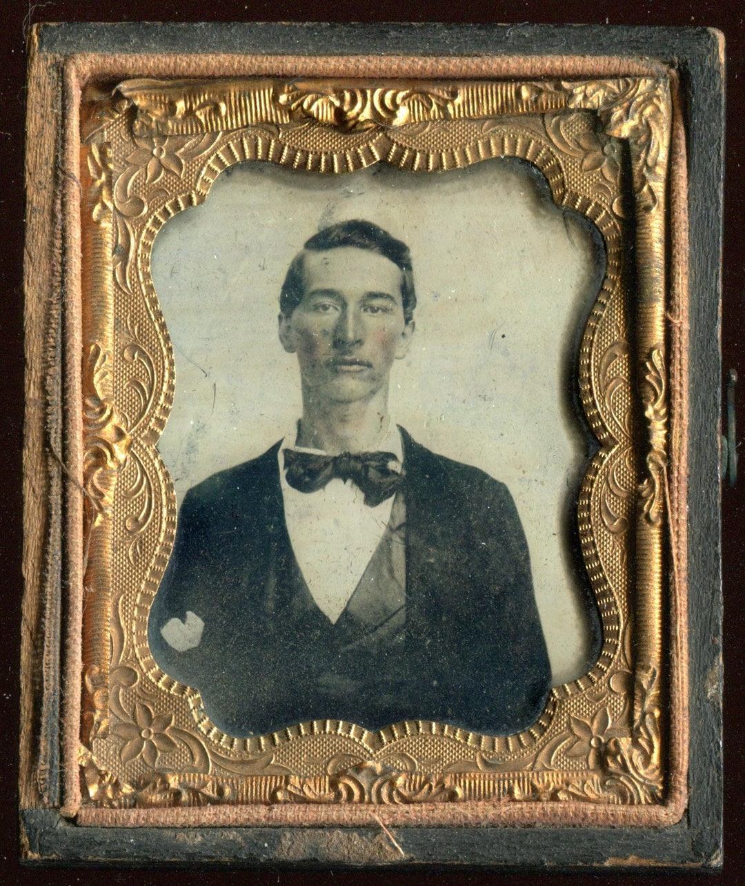 19th Century Ruby Ambrotype of a Young Gentleman - Etsy