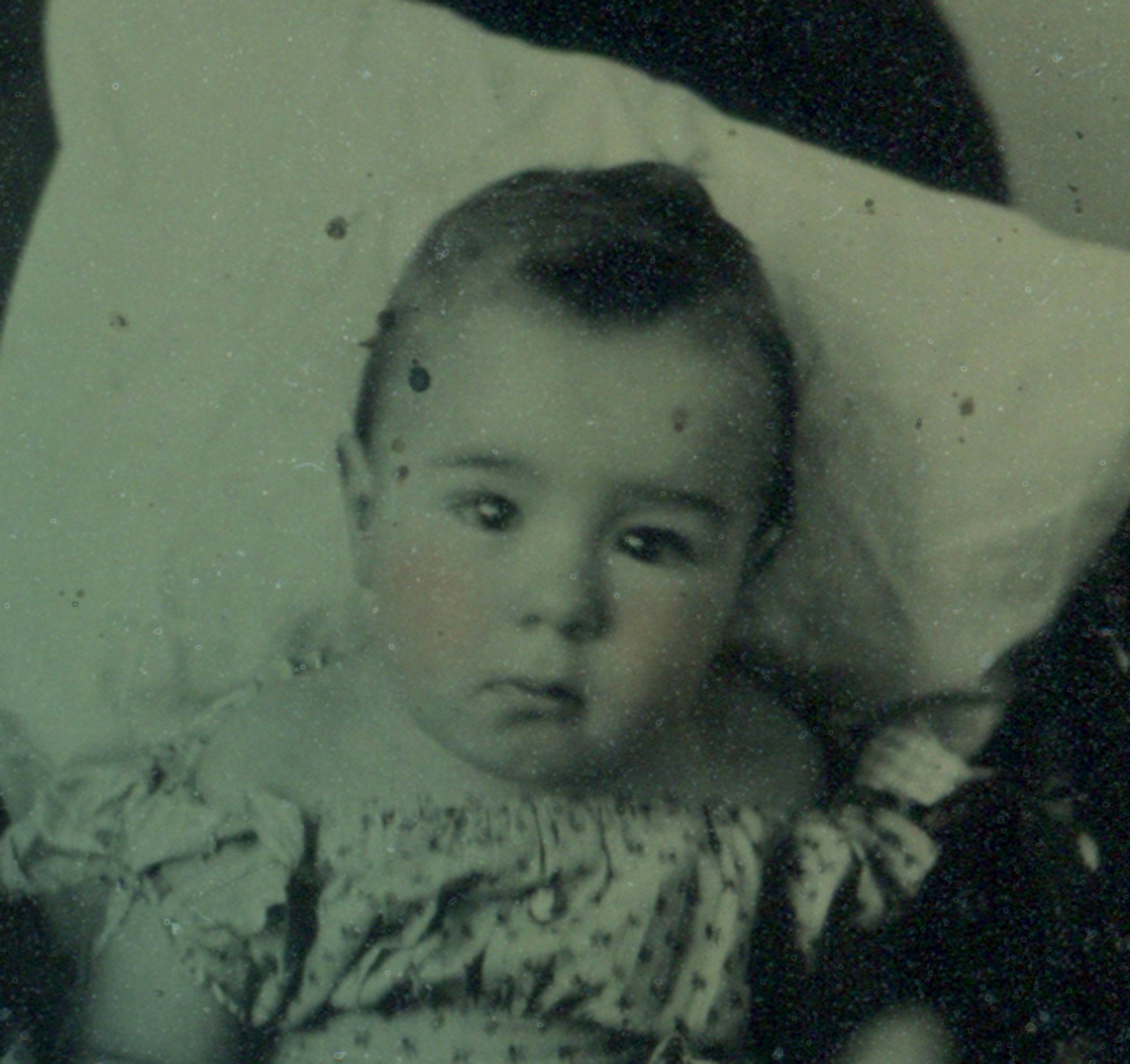 Ruby Ambrotype of a Small Child in Wheelchair - Etsy