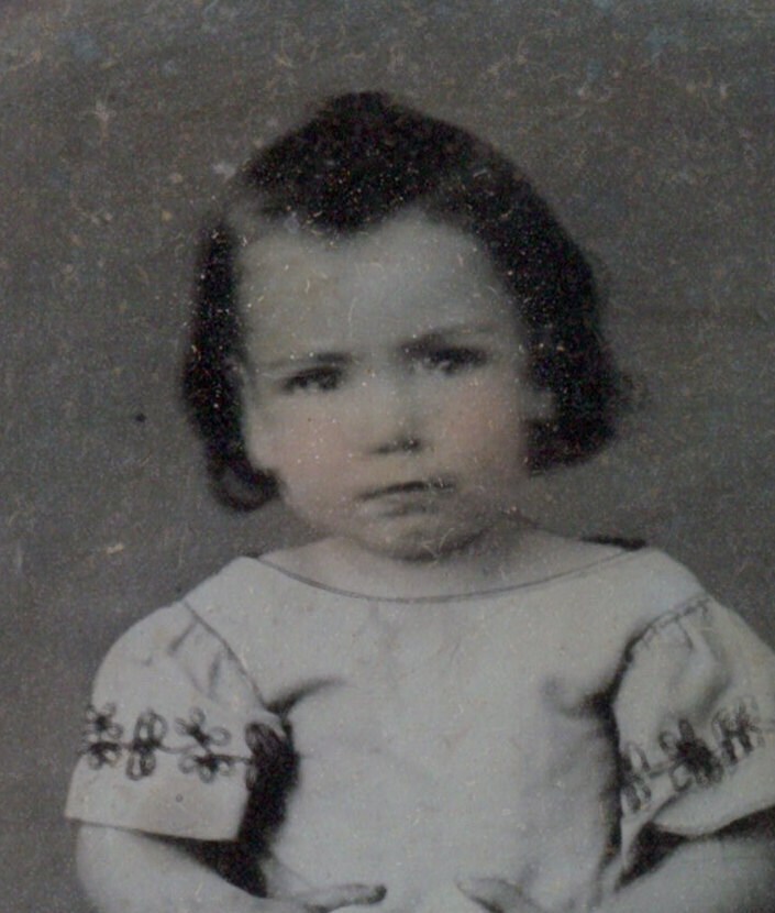 Sixth Plate Ruby Ambrotype of a Cute Child - Etsy