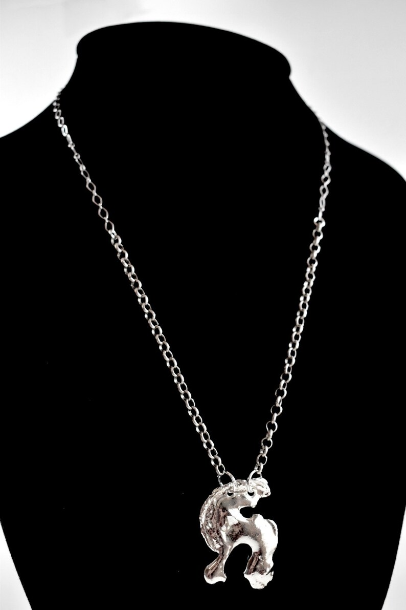 Sterling Silver Abstract Necklace #3 - Etsy