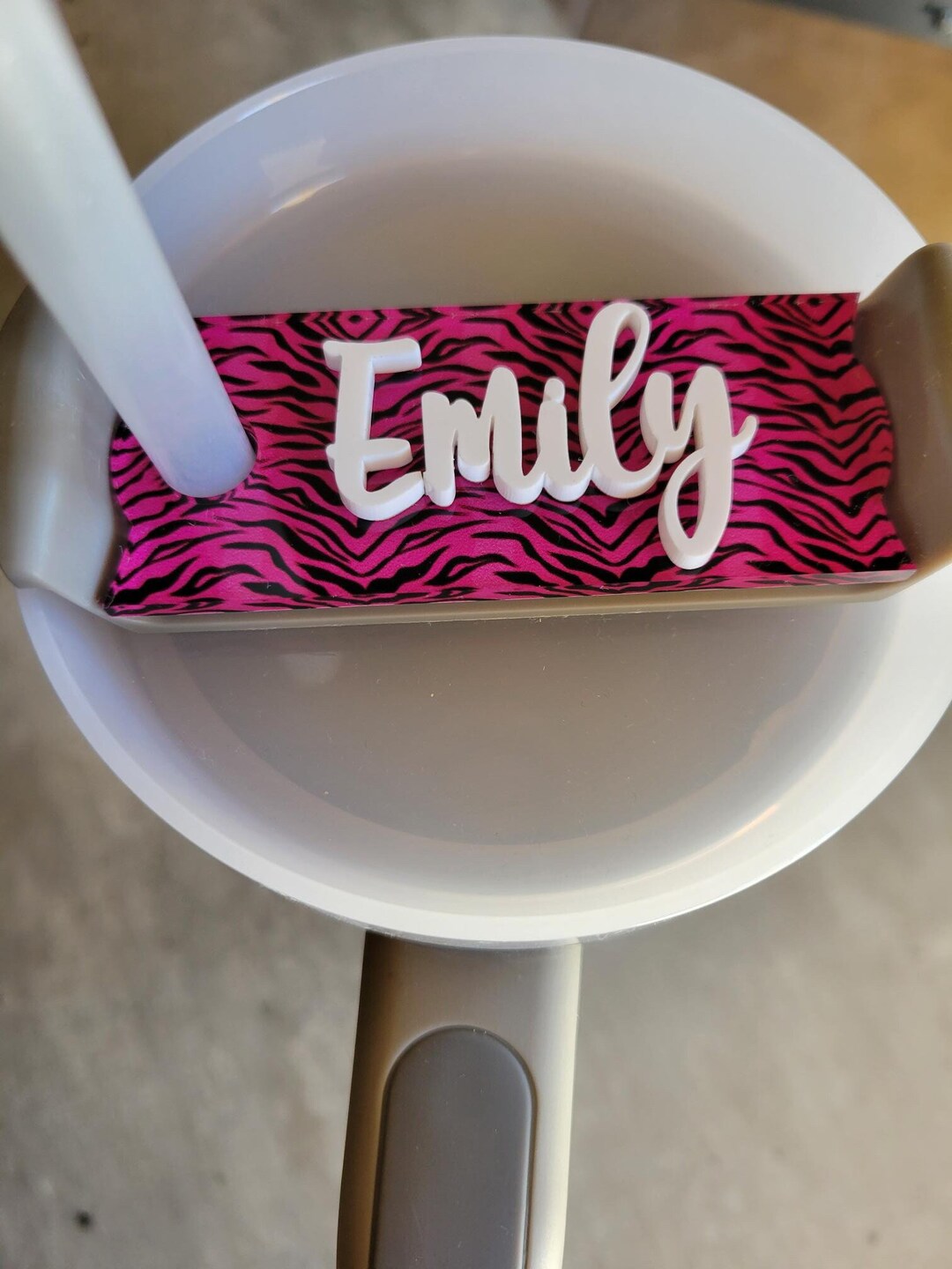 Modern Stanley Name Plate | Stanley Name Tag | Stanley Topper | Bridal ...