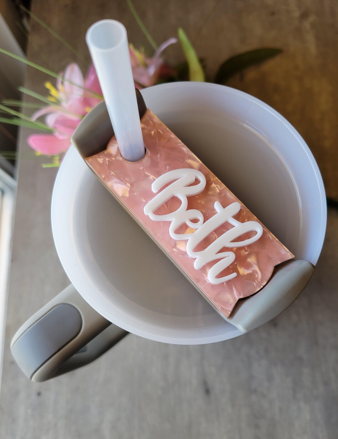 Modern Stanley Name Plate | Bridal Party Gifts | Personalized Favors ...