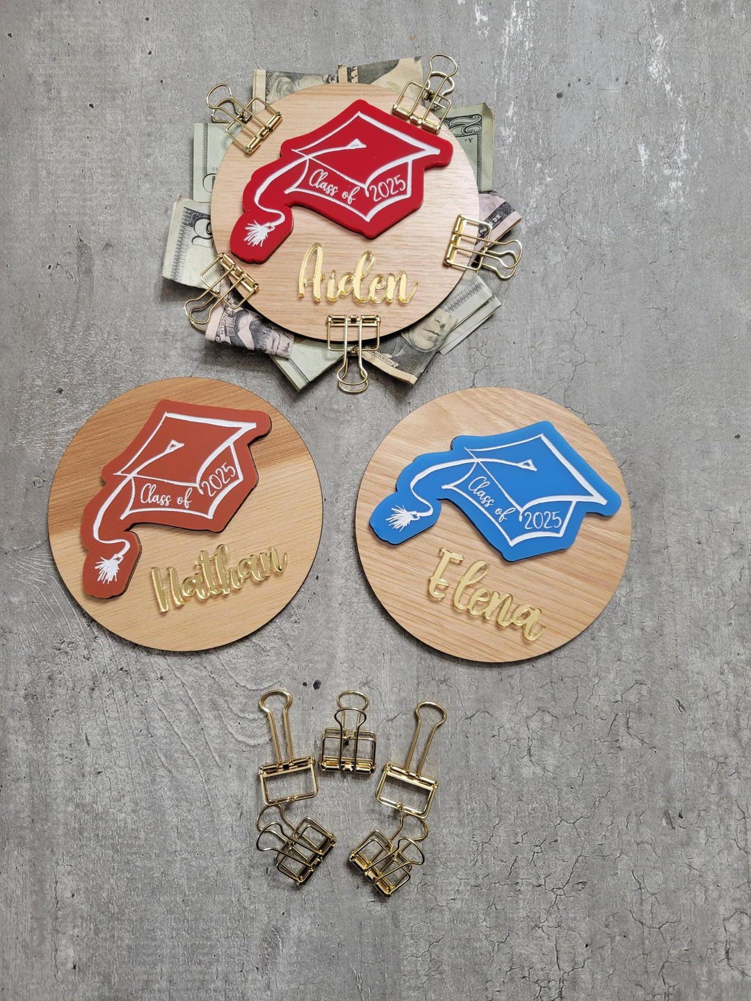 Graduation Gift | Graduation Money Corsage | Graduate Name Badge ...