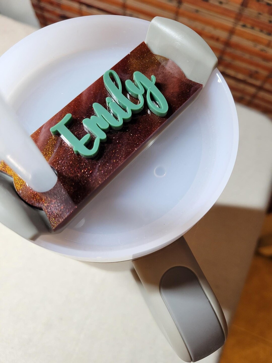 Modern Stanley Name Plate | Stanley Topper | Bridal Party Gifts ...