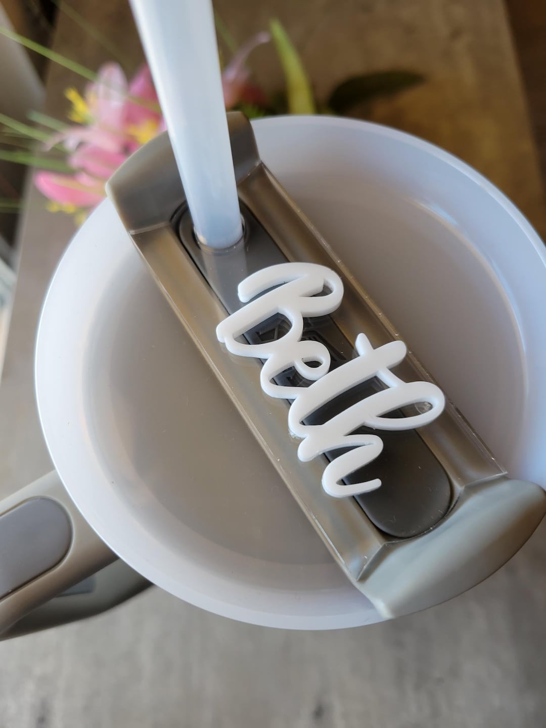 Modern Stanley Name Plate | Stanley Topper | Bridal Party Gifts ...