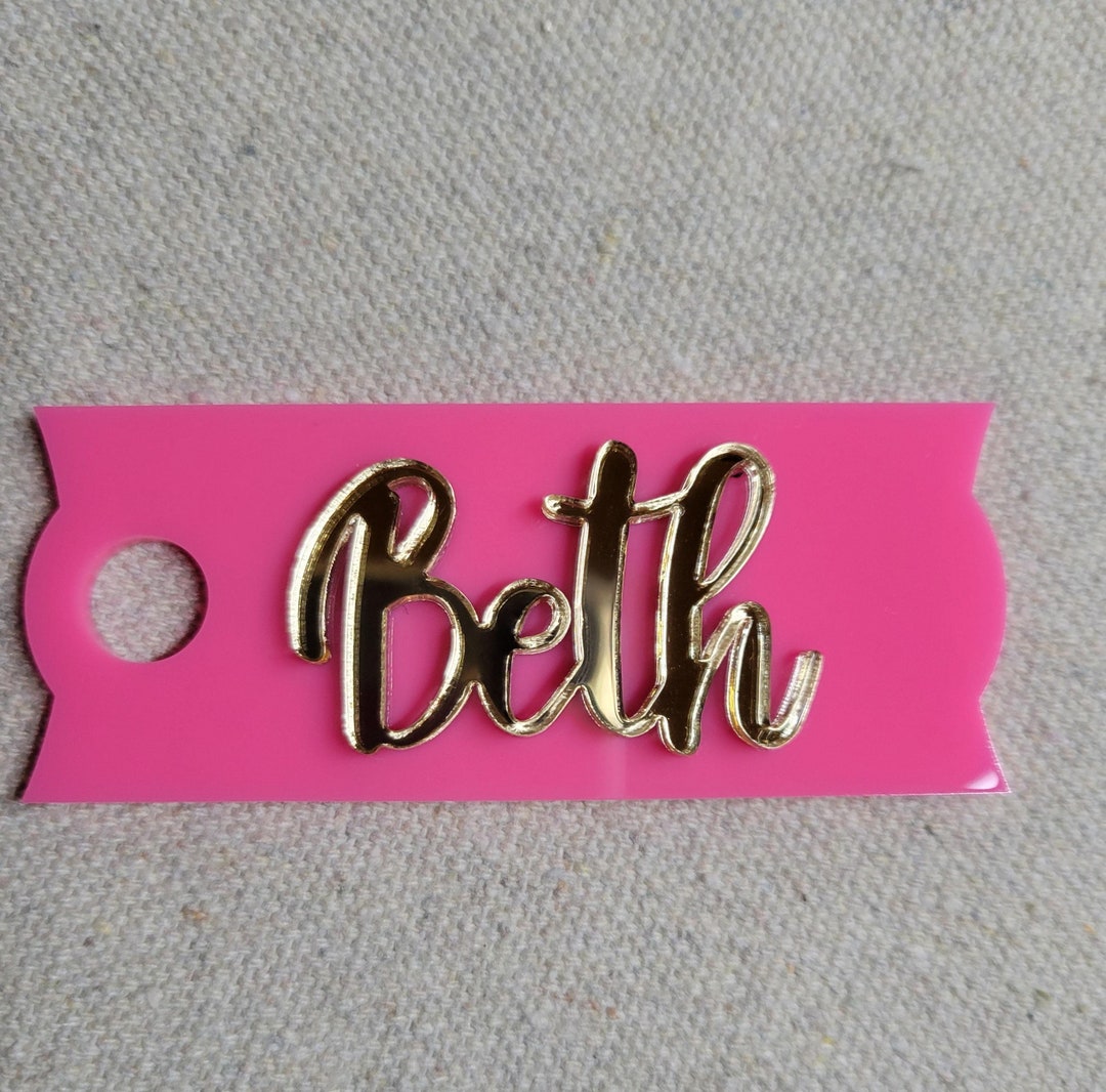 Modern Stanley Name Plate Tumbler Name Plate Acrylic Name Plate Hot ...