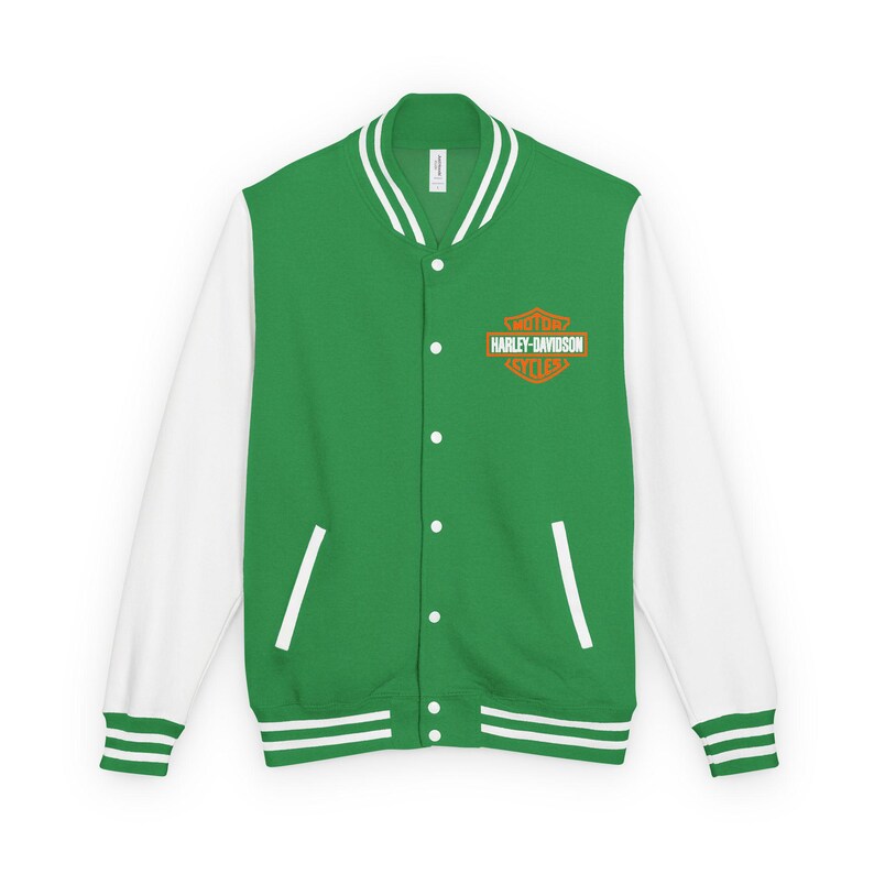 Harley Davidson Varsity Jacket, Motorcycle Letterman Coat, Biker Club ...