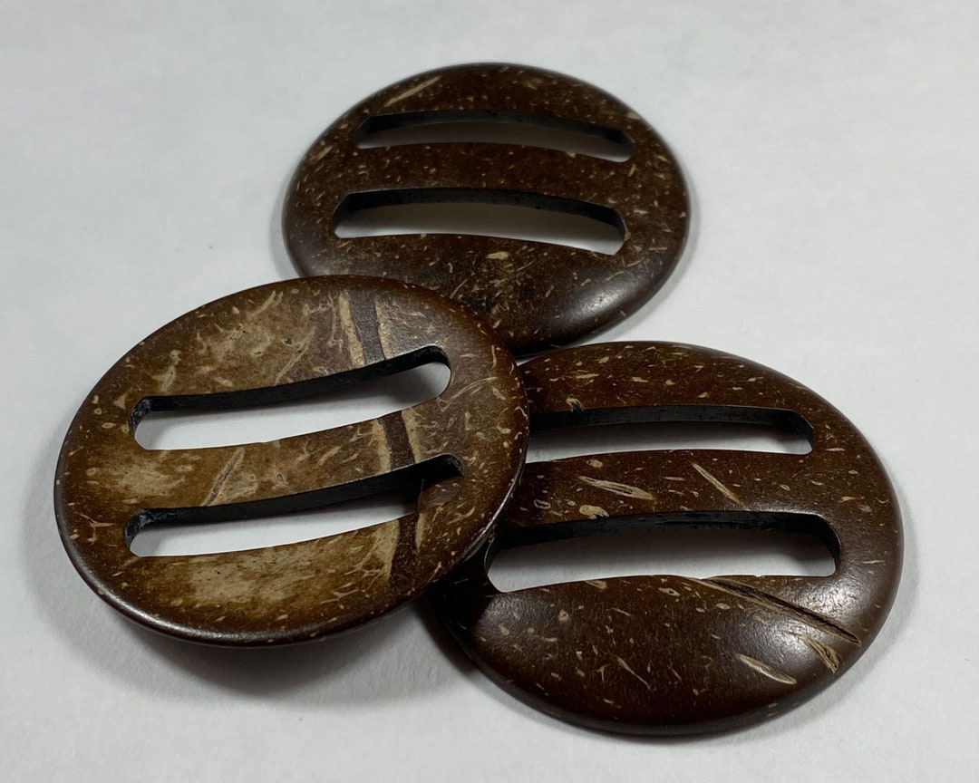 Round Coconut Slider 2 Adjustable Strap Hardware Adjustable Bag Strap ...