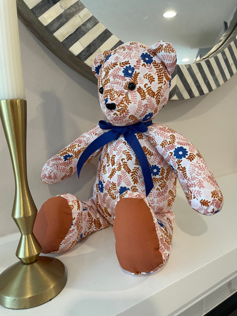Keepsake Memory Bears, Handmade - 16" Made From Clothing, Memorial Gift ...