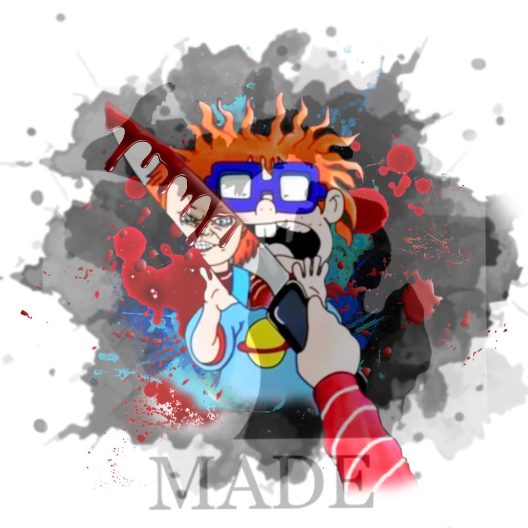 Chucky Killing Chucky With a Knife - Etsy