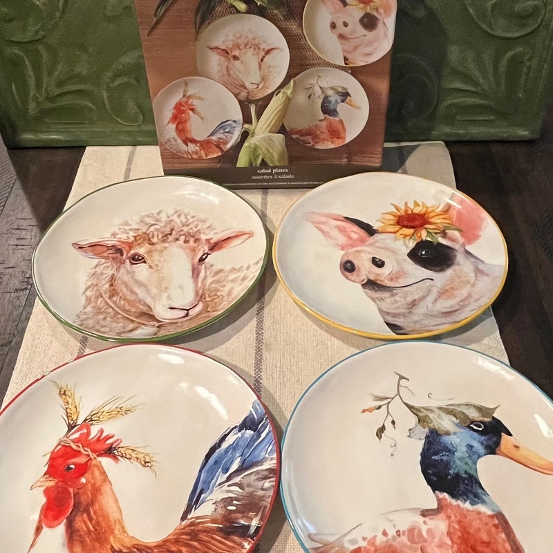 Decorative Farm Plates - Etsy