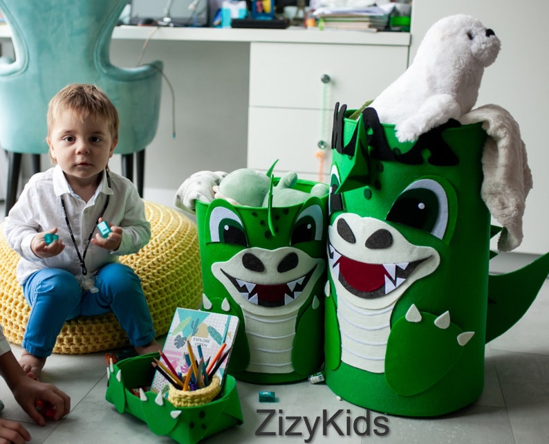 Storage Toy Dinosaur Kids Toy Storage Kids Rooms to Go Toys - Etsy