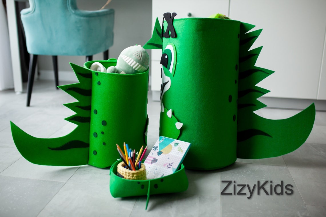 Storage Toy Dinosaur Kids Toy Storage Kids Rooms to Go Toys - Etsy