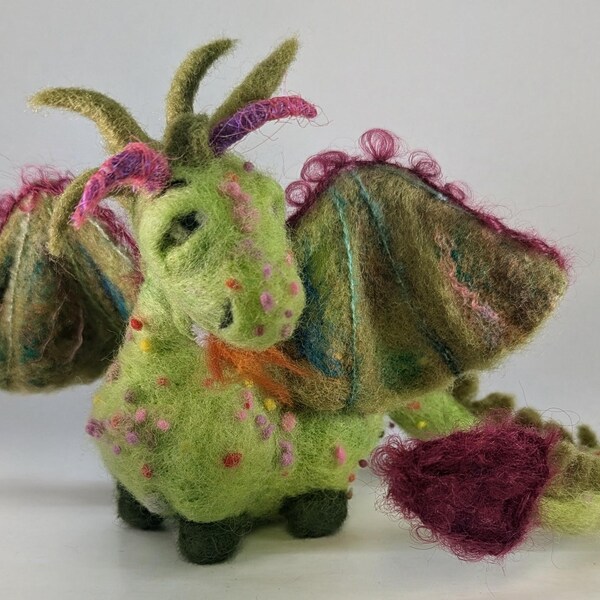 Needle Felted Dragon - Etsy