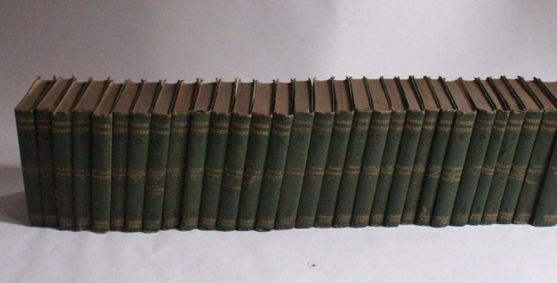The Works of CHARLES DICKENS Complete Set of 30 Books - Etsy