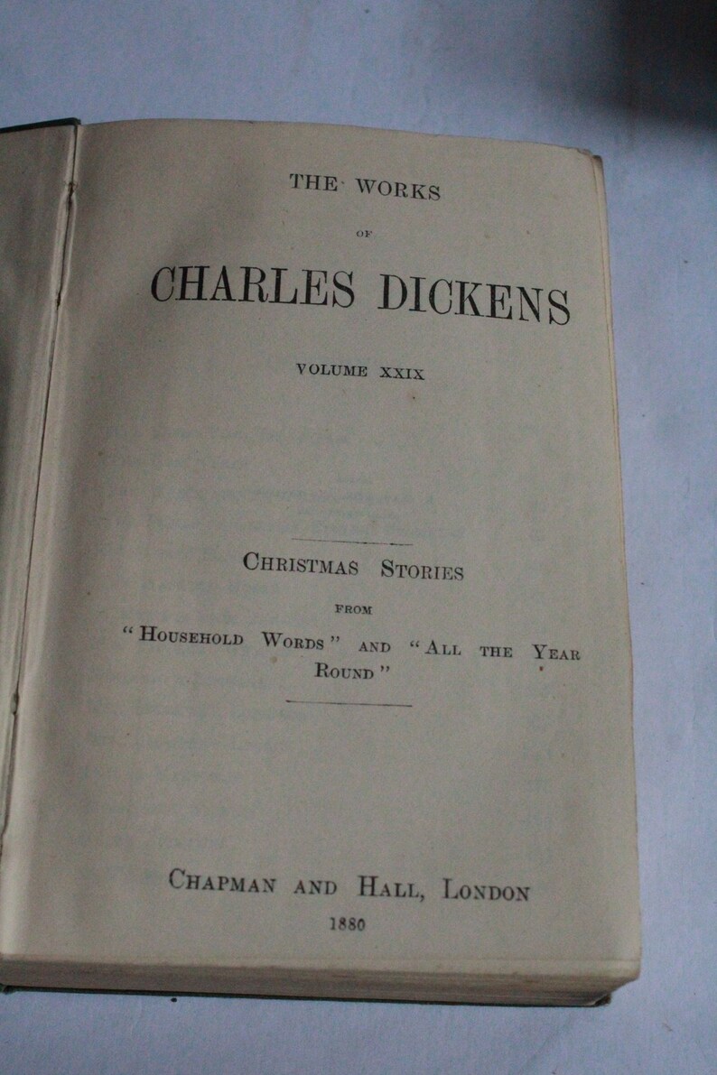 The Works of CHARLES DICKENS Complete Set of 30 Books - Etsy