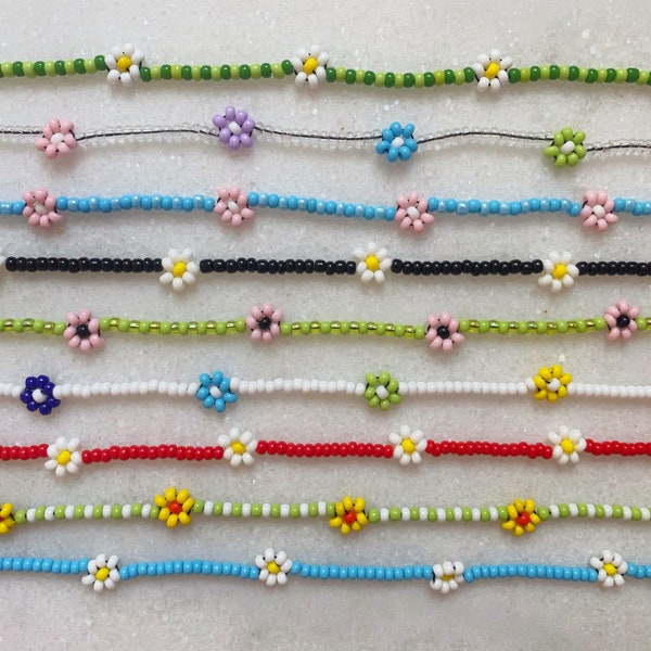Beaded Daisy Chain - Etsy