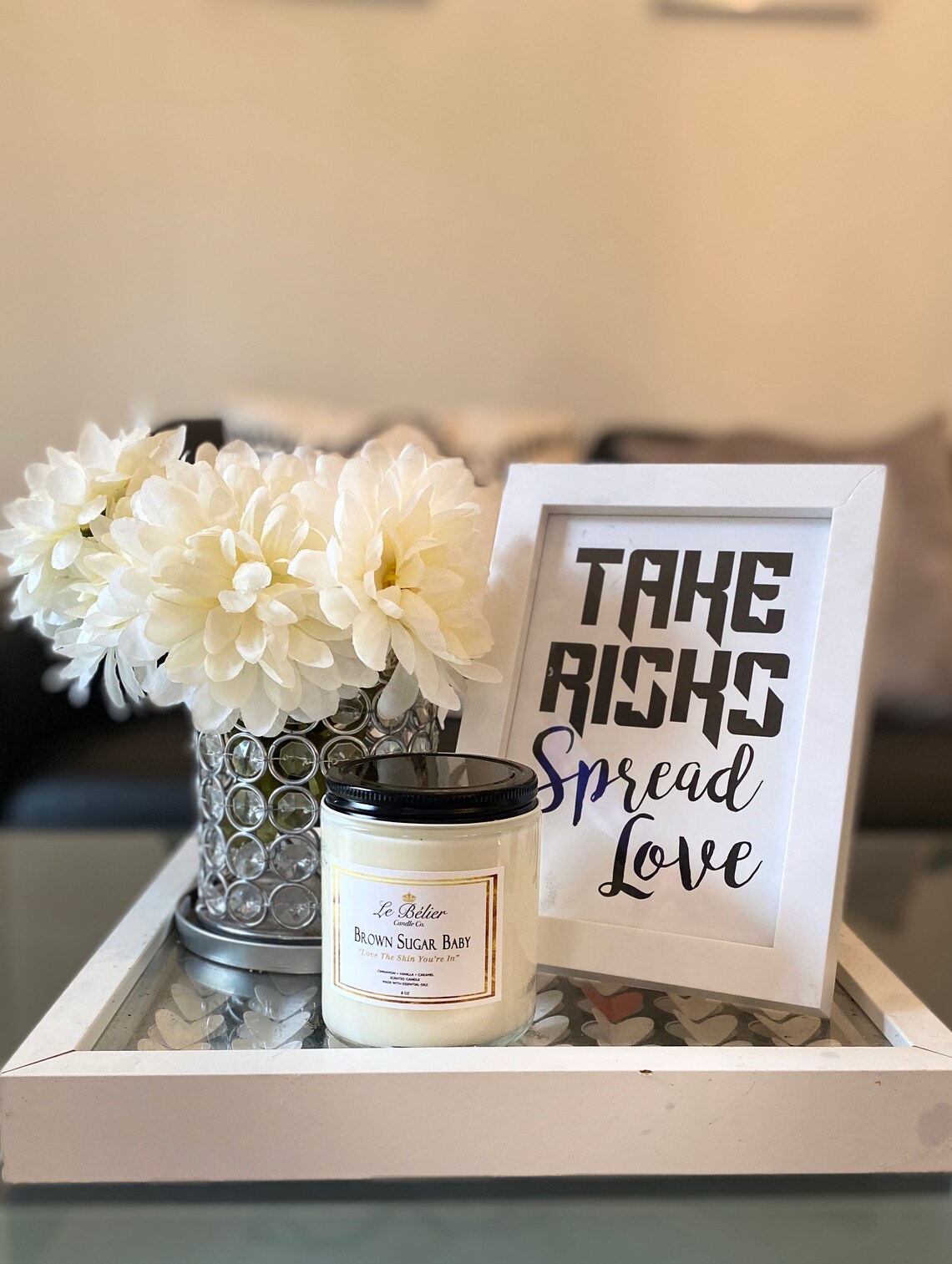 Brown Sugar Baby Candle Scented Wax Candle 8oz Cinnamon Bun - Etsy Hong ...