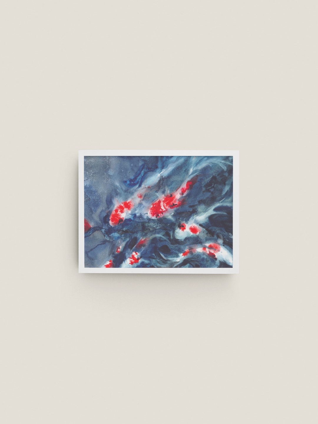Koi Fish Series 3 Giclée Art Print From Original Watercolor Impression ...