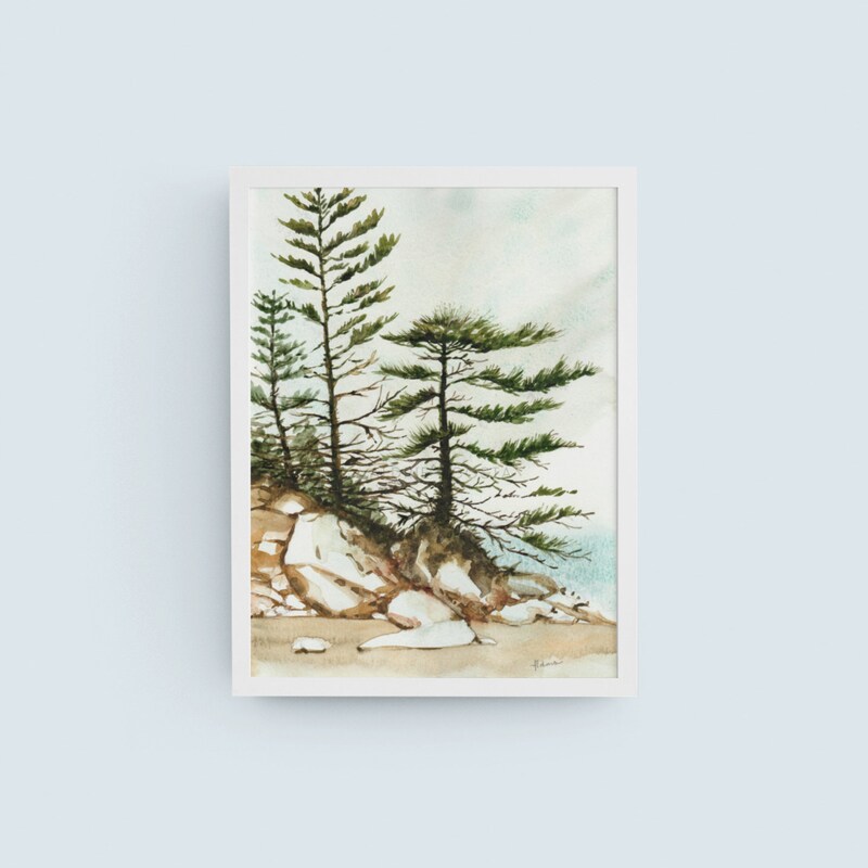 Windswept Tree - Etsy