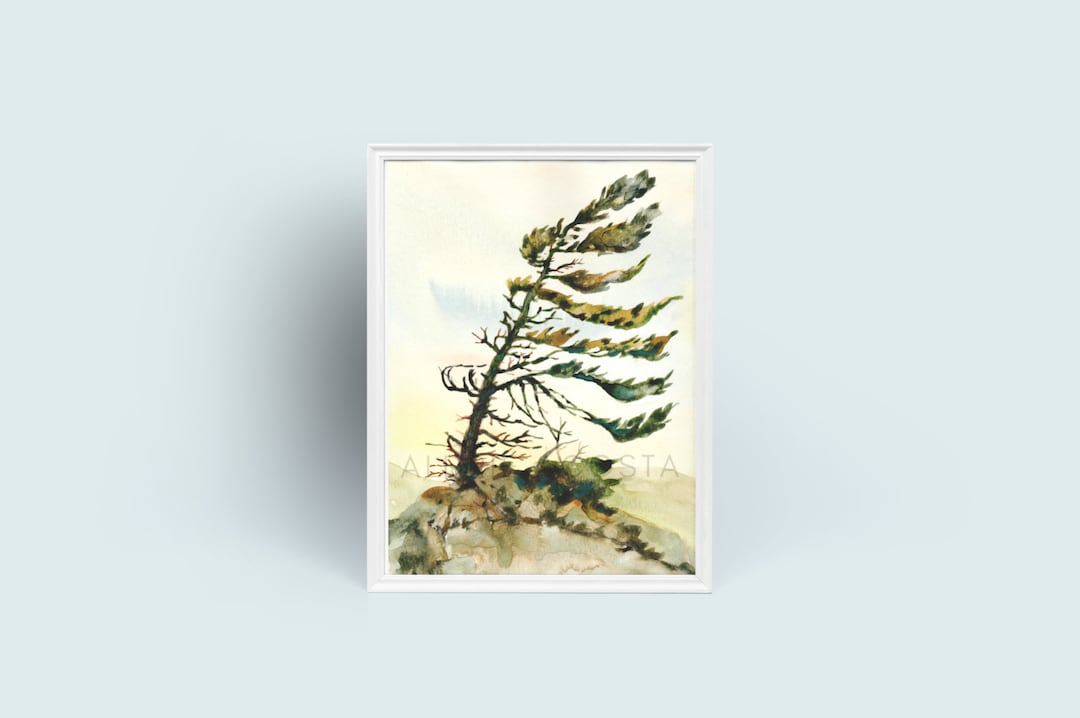 Windswept No. 1 Giclée Art Print From Original Watercolor Impression ...