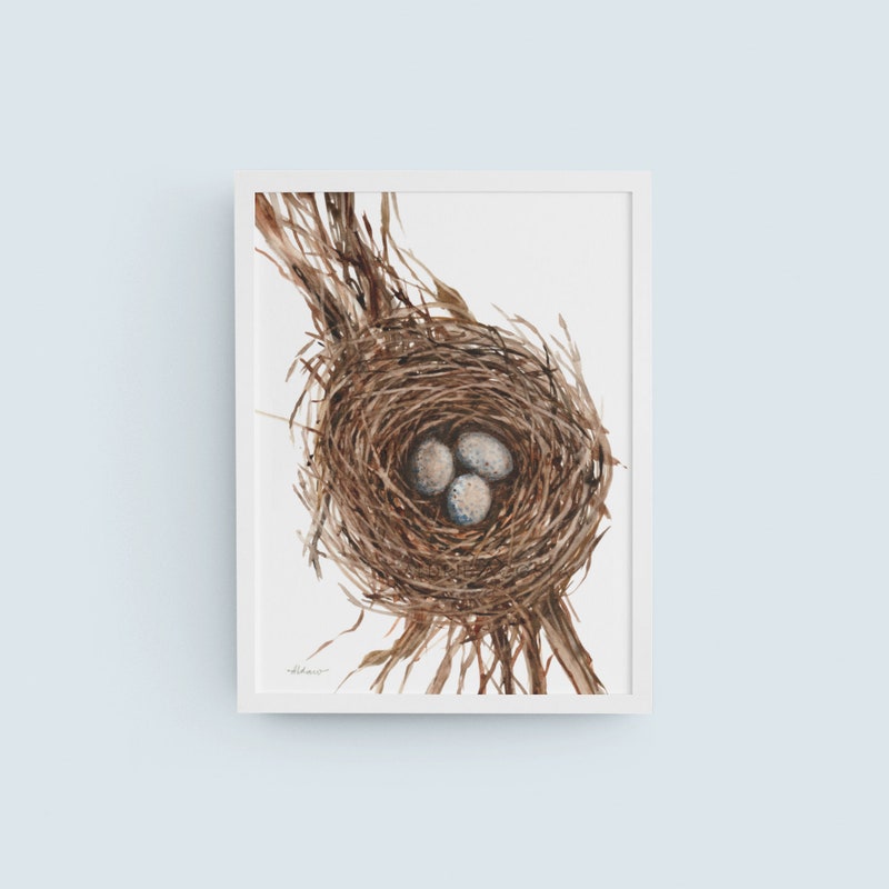 Bird Nest Art - Etsy