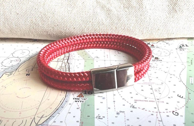 Recycled Sailor Rope Bracelet – Sustainable Nautical Jewelry • Salt ...