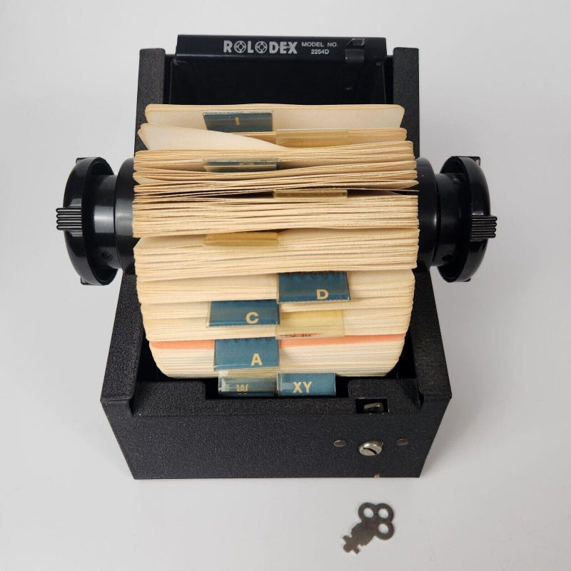 Rolodex - Etsy