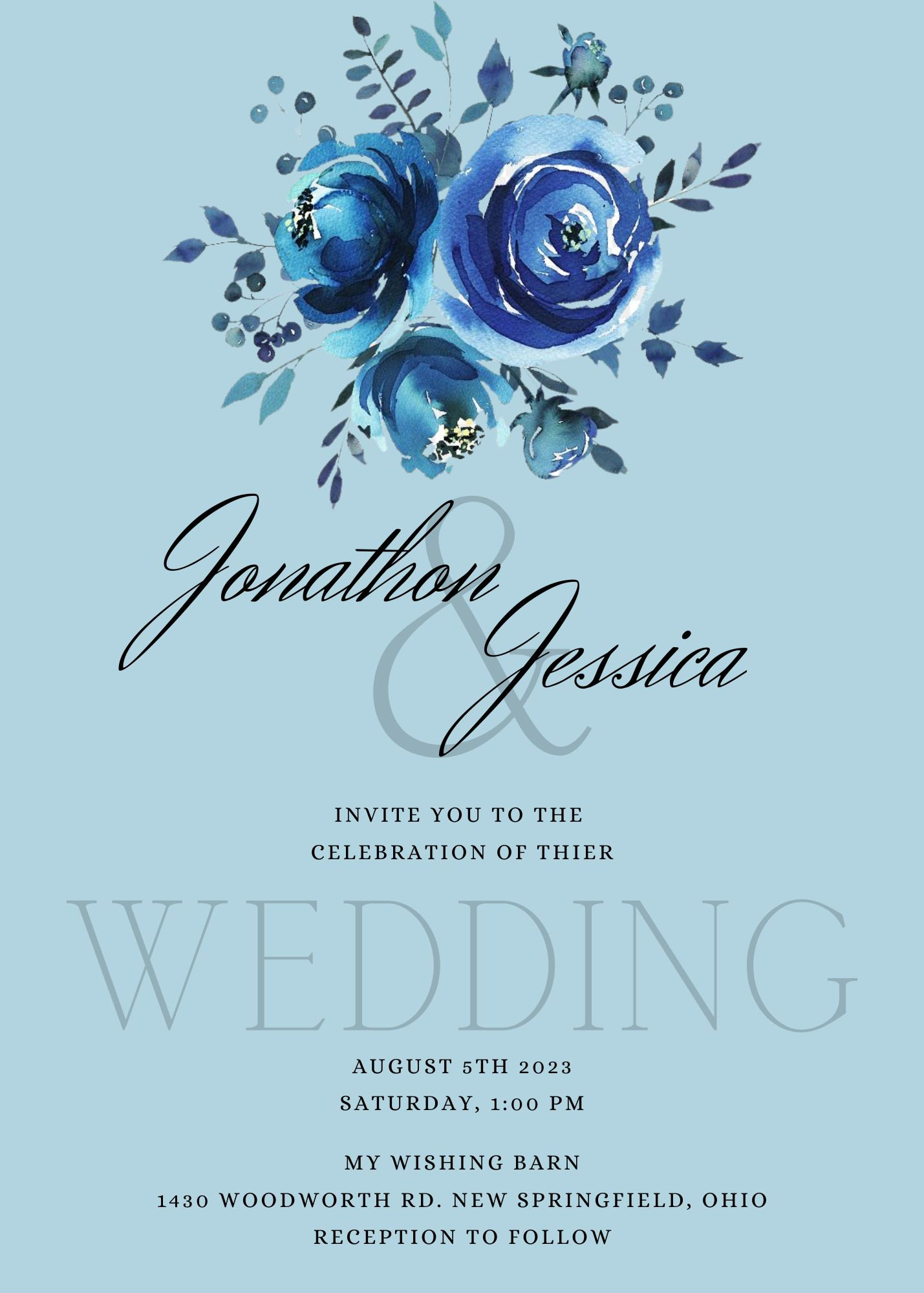 Custom Digital Invitations - Etsy