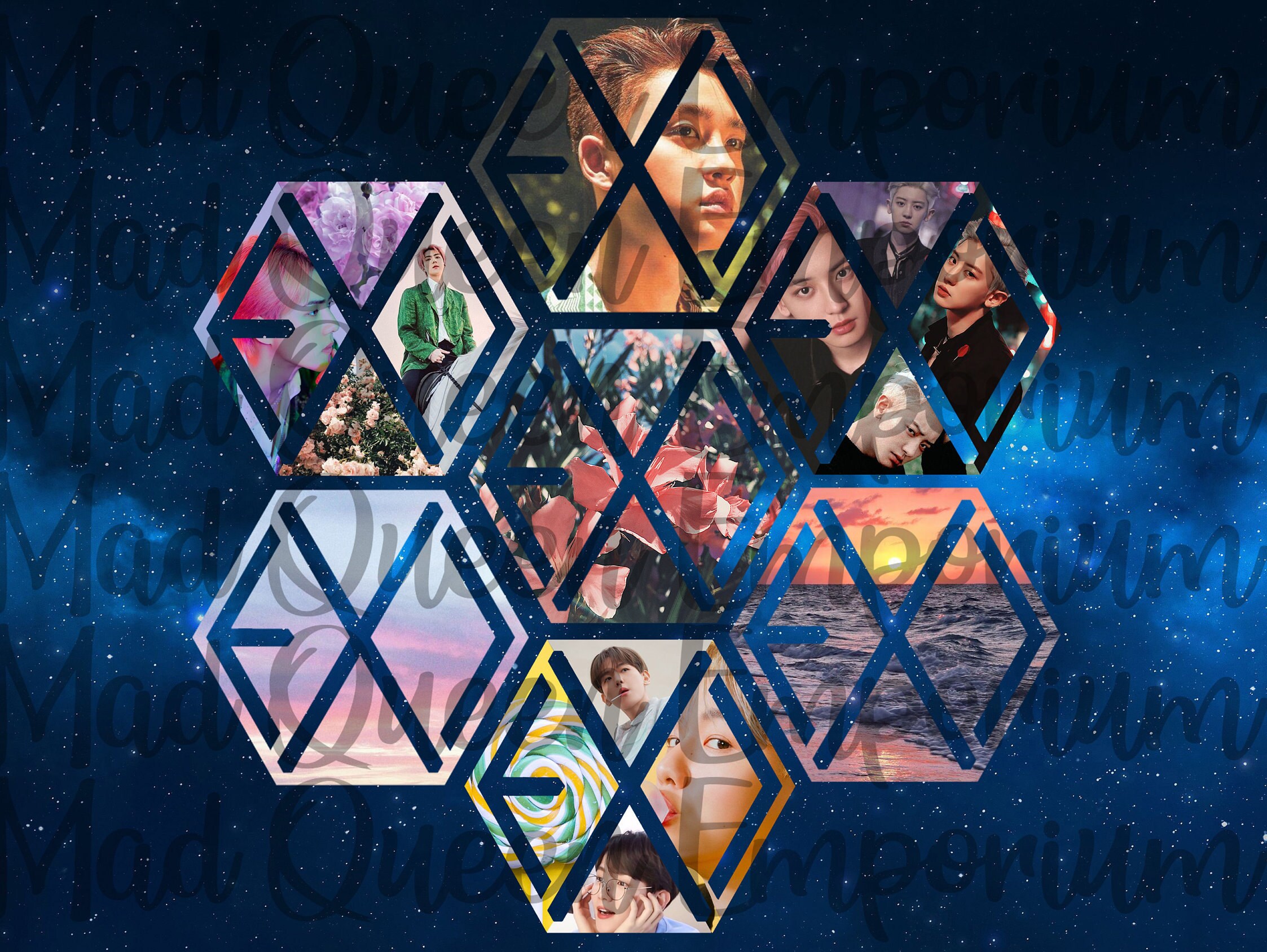 Exo Logo Wallpaper Galaxy