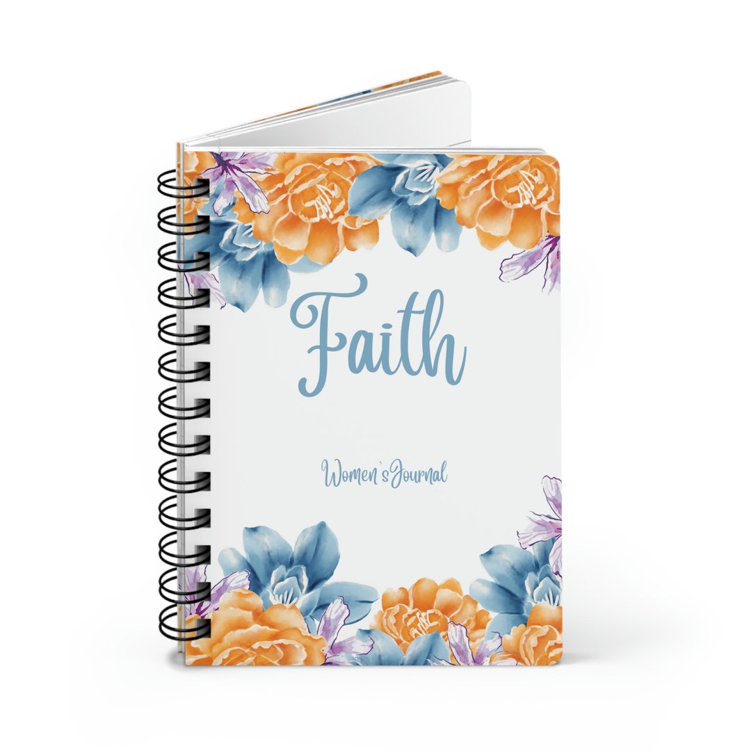 FAITH NOTEBOOK, BIBLE Study Notebook, Prayer Notebook, Christian ...