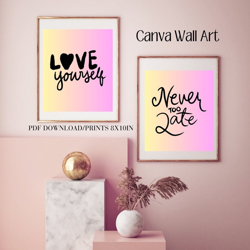 GIRLS ROOM DECOR Posters Kids Room Wall Art Posters for Teen - Etsy