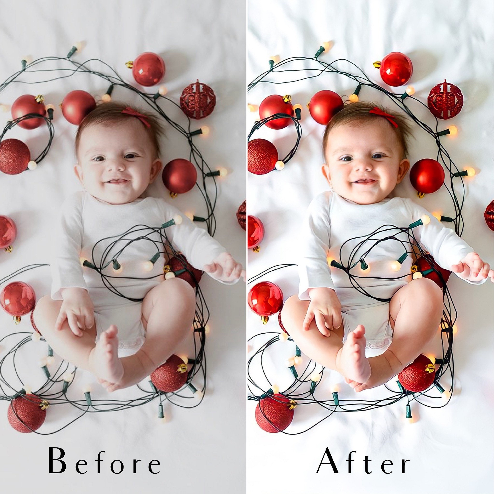 10 CHRISTMAS LIGHTROOM PRESETS for Mobile & Desktop for Sale Holiday ...