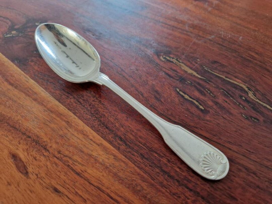 Christofle, Paris Dessert Spoon Vendôme Model louis XIV Style Silver ...