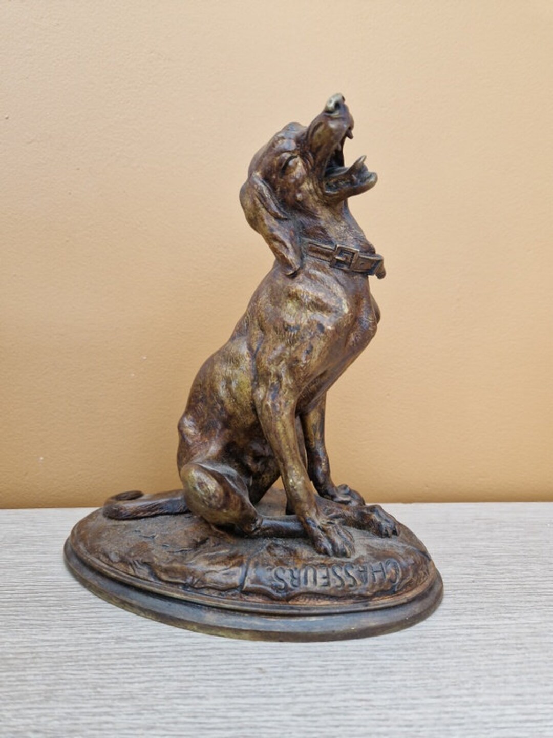 Alfred Barye (1839-1882) - Bronze Sculpture With Brown Patina ...