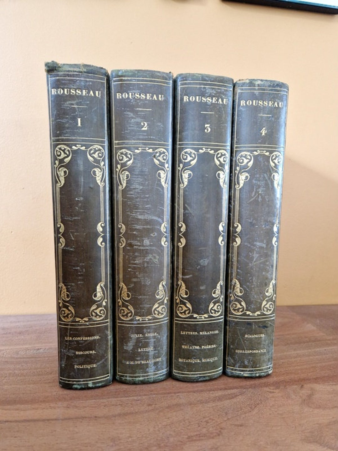 Complete Works of Jean Jacques Rousseau With Historical Notes in 4 ...